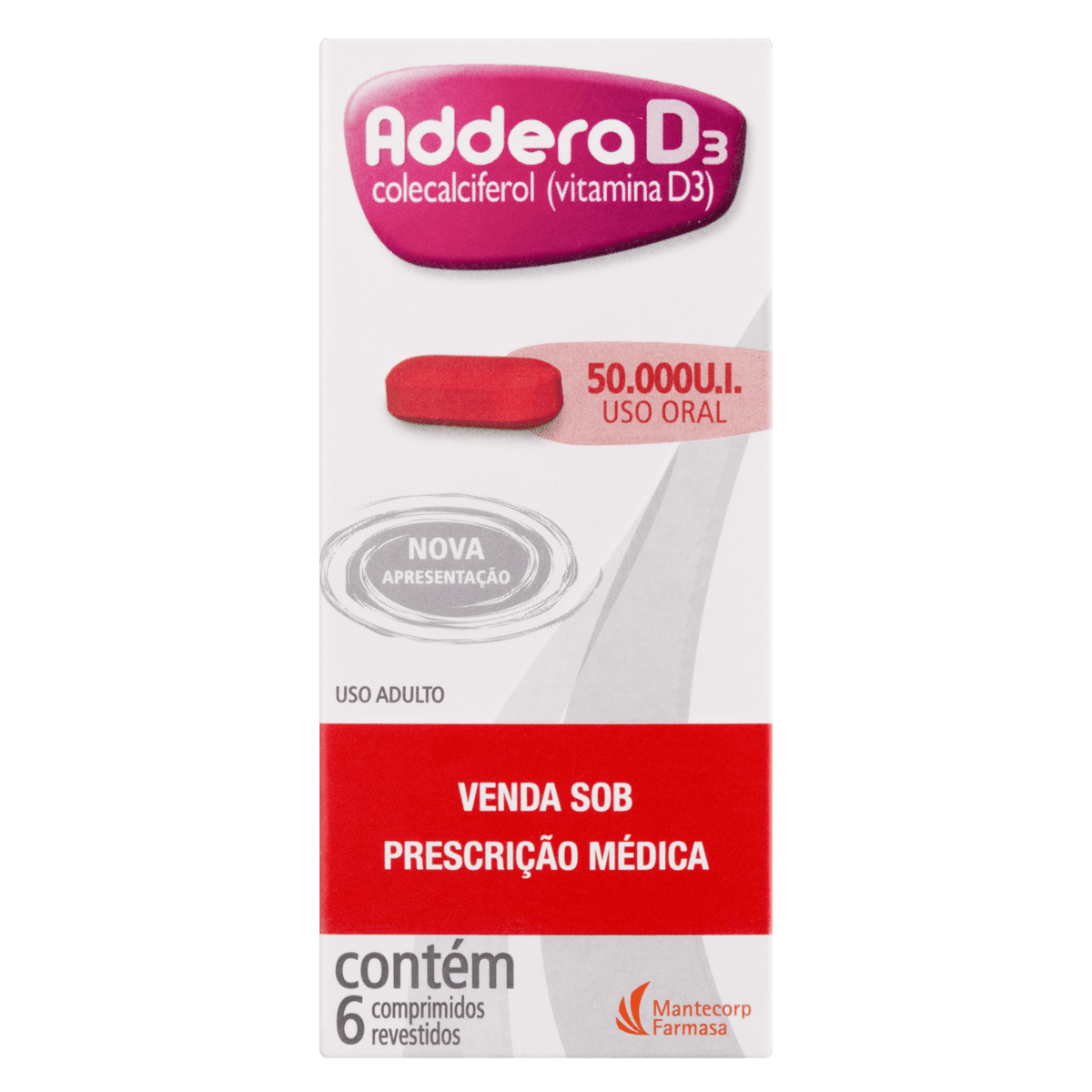 ADDERA D3 50000UI 6 CPRS