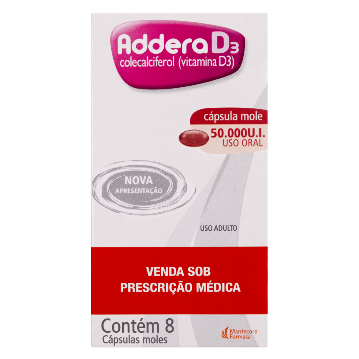 ADDERA D3 50000UI 8 CAPS