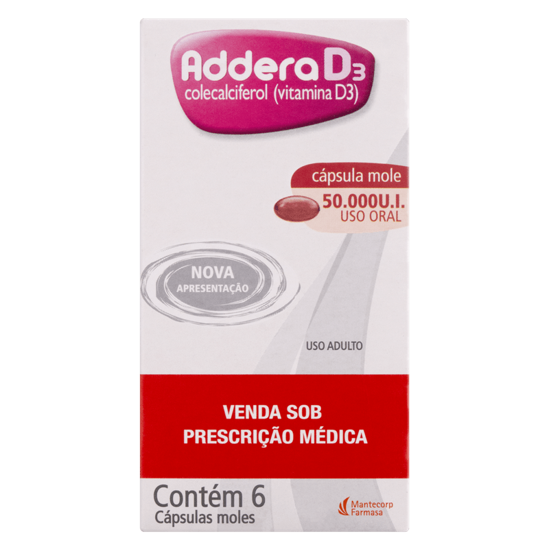 ADDERA D3 50000UI 6 CAPS