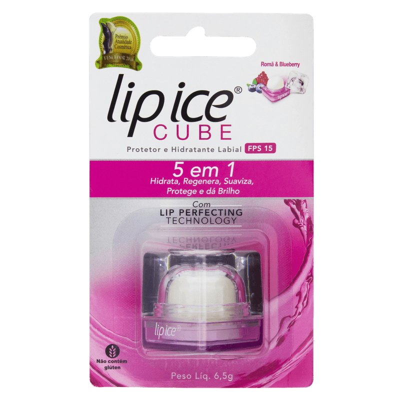 Lip Ice Protetor Labial Cube Fps 15 Roma/Blueberry