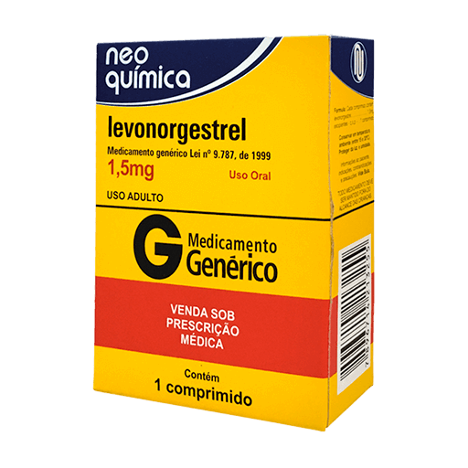 Levonorgestrel 1,5mg 1 comprimido Genérico