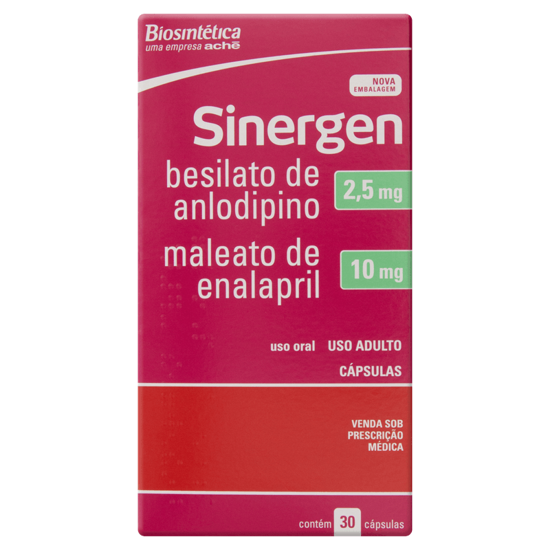 SINERGEN 2,5/10MG 30 CAPS FC