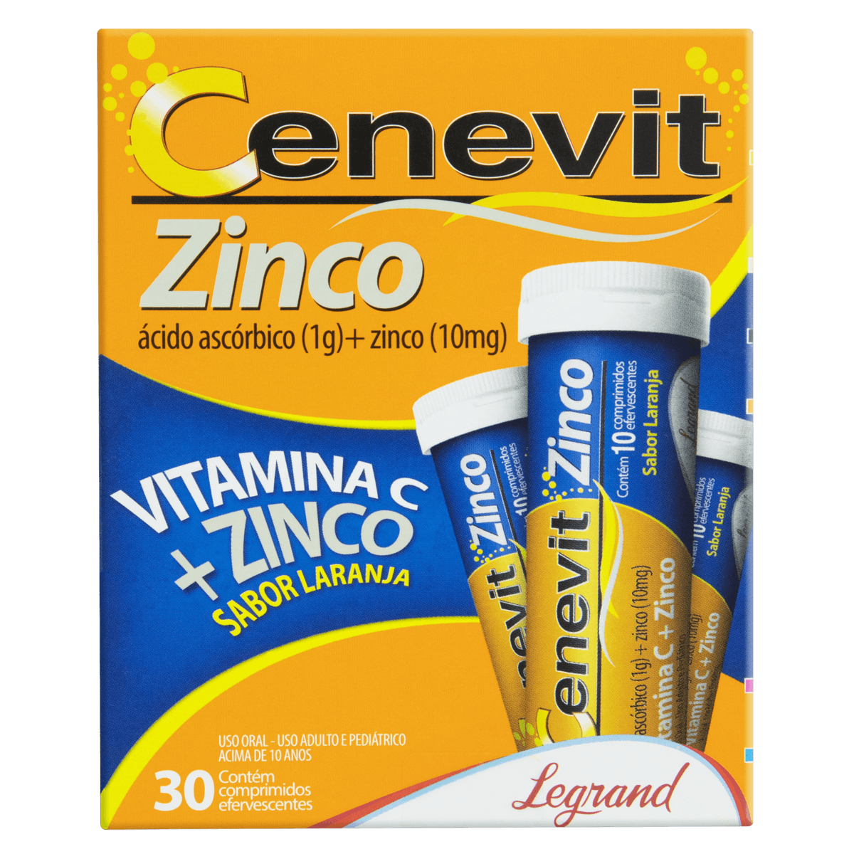 CENEVIT ZINCO 1G 30 CPRS