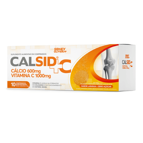 S.O. CALSID 600MG + VITAMINA C 1000MG 10 CPRS