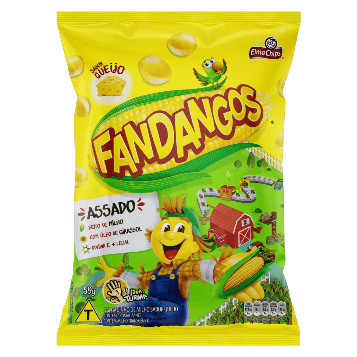 SALG FANDANGOS QUEIJO 45G