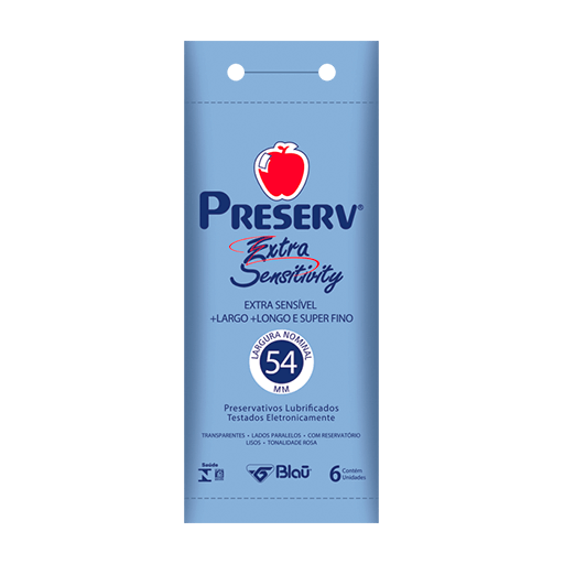 PRESER PRESERV EXTRA SENSITIVE C/6 UNDS D