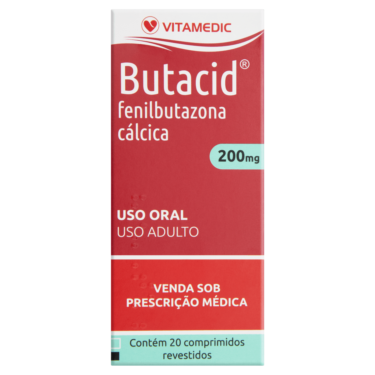 BUTACID 200MG C/20 DRG