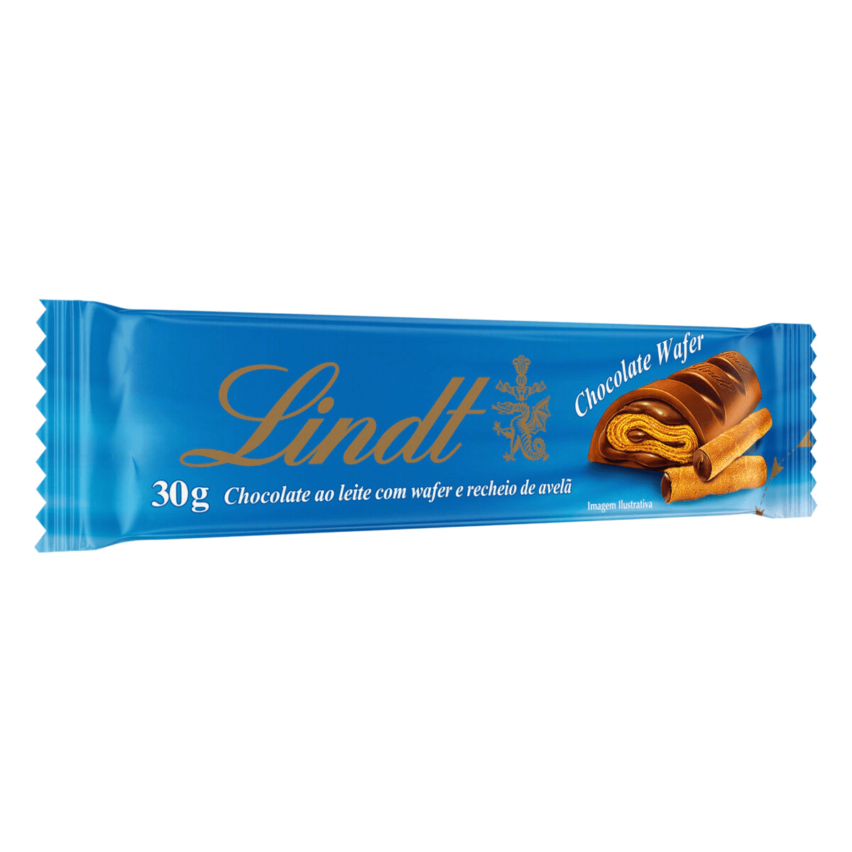 LINDT WAFER AO LEITE 30G