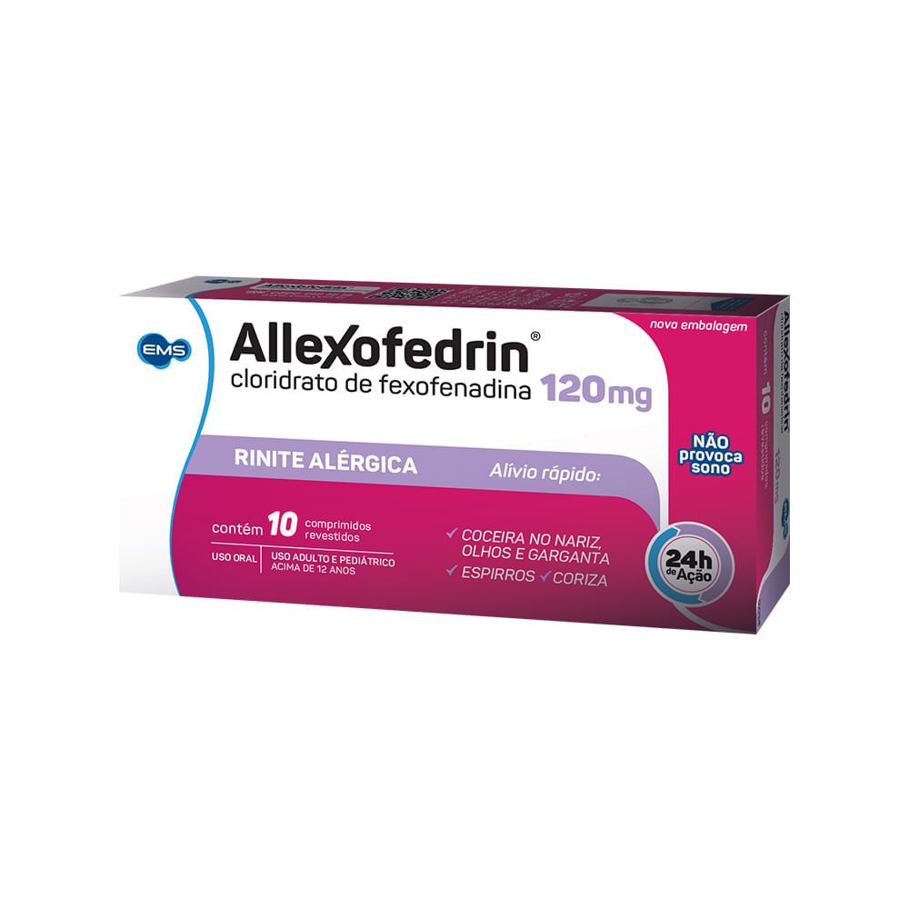 ALLEXOFEDRIN 120mg 10CPRS - EMS