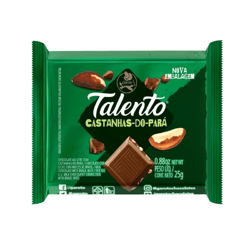 CHOCOLATE GAROTO TALENTO CAST PARA 25G