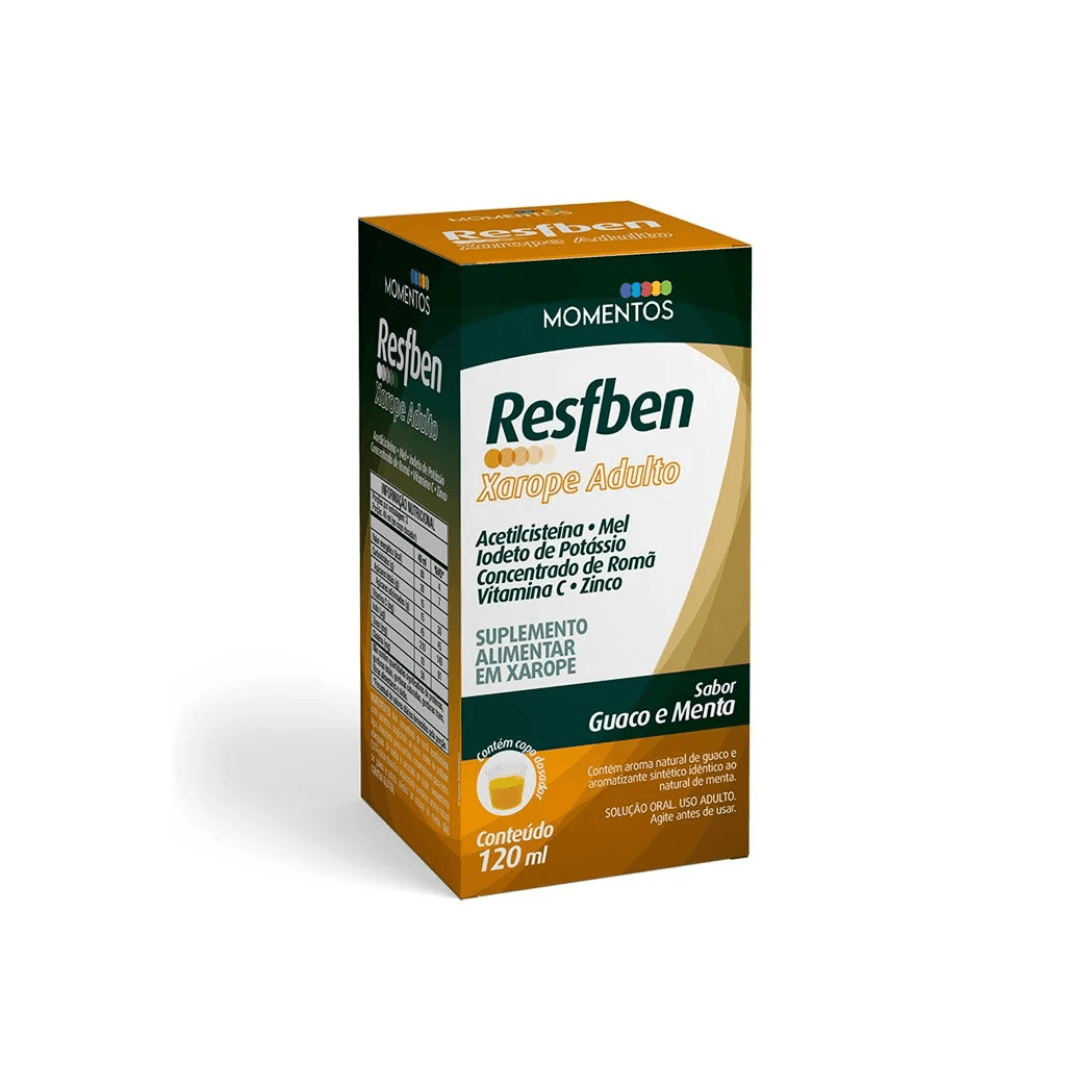 Resfben Xarope Expect Guaco E Menta 120 Ml
