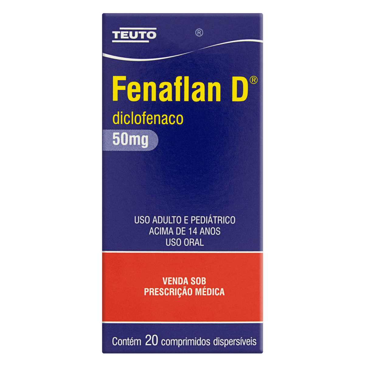 FENAFLAN D 50MG 20 CPRS - TEU