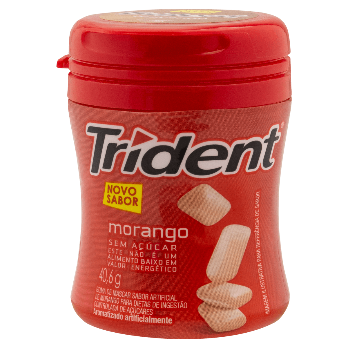 TRIDENT 40,6G GARRAFA MORANGO