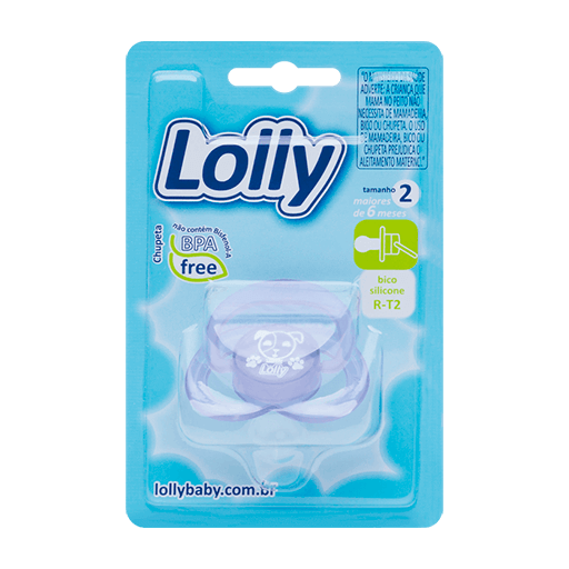 LOLLY CHUP SIL RED T2 LILAS - 505012/12LL@