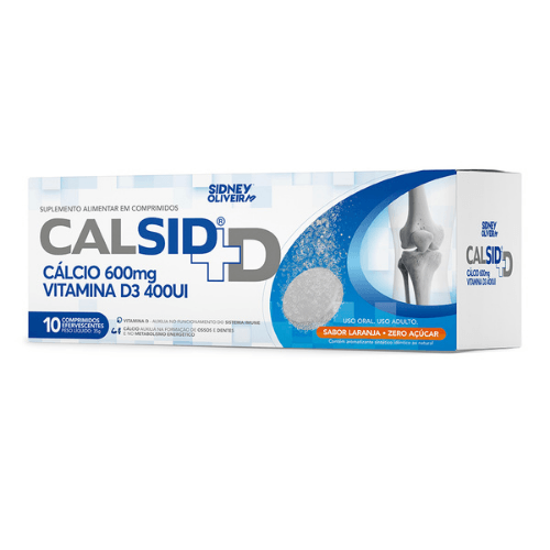 S.O. CALSID 600MG + VITAMINA D 400UI 10 CPRS