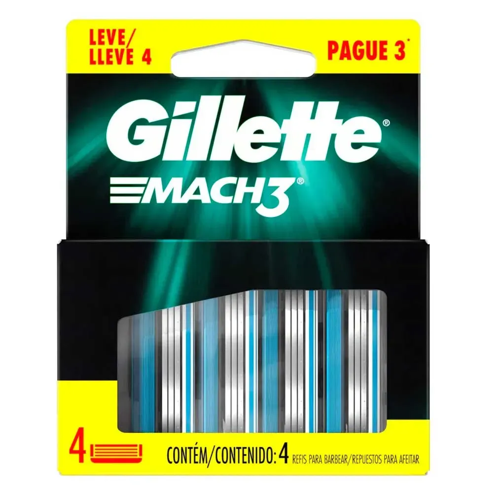 Carga Gillette Mach 3 Regular Lv4 Pg3